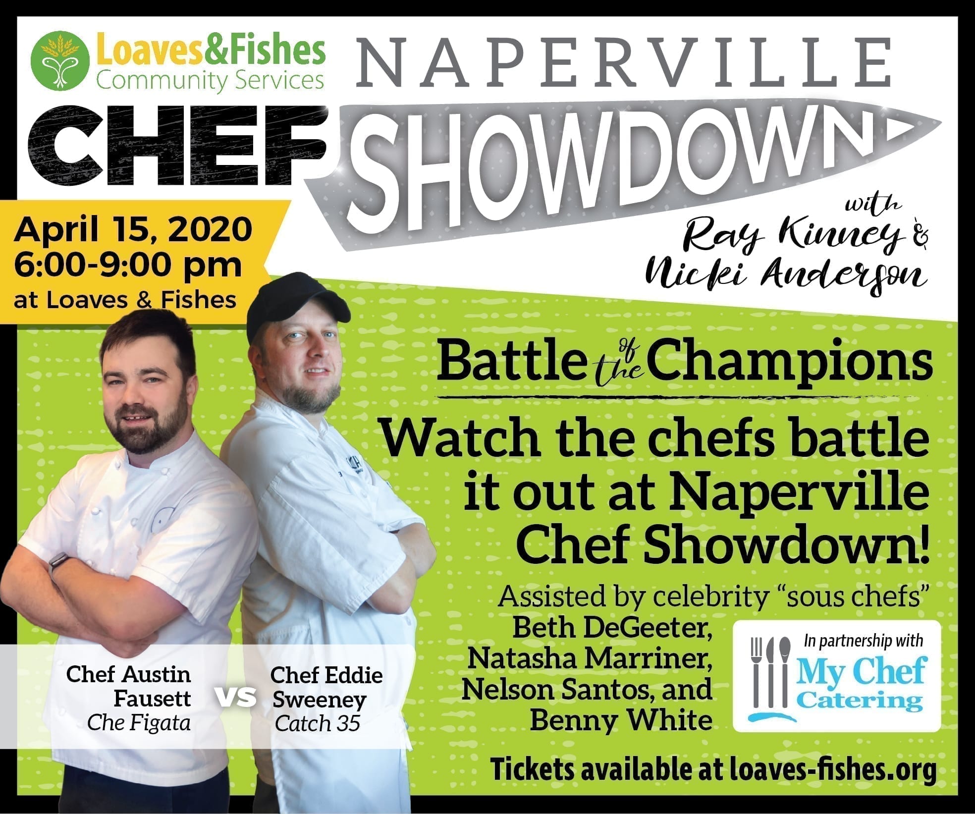 New Date for Naperville Chef Showdown 2020 - Loaves & Fishes