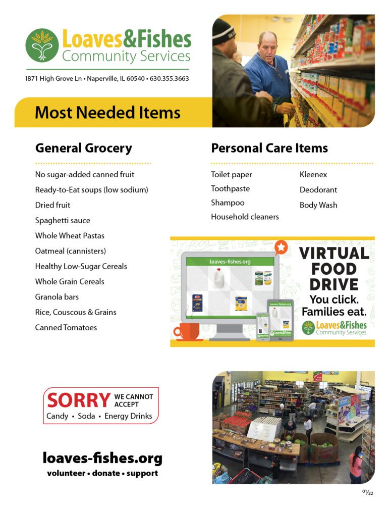 Food Drive Resources - Loaves & Fishes